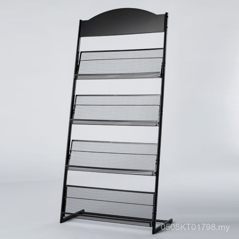 Display Rack Data Storage Single-Page Rack Book Magazine Newspaper ...