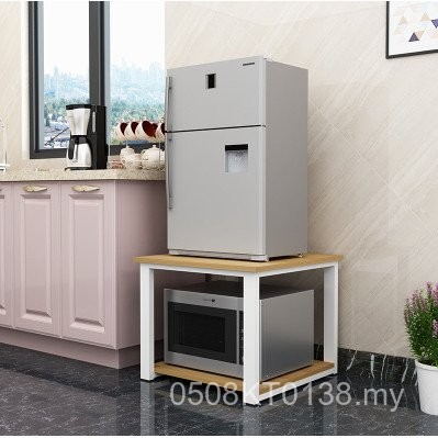 Rack Refrigerator Small Refrigerator Shelf Floor-standing Double Door ...