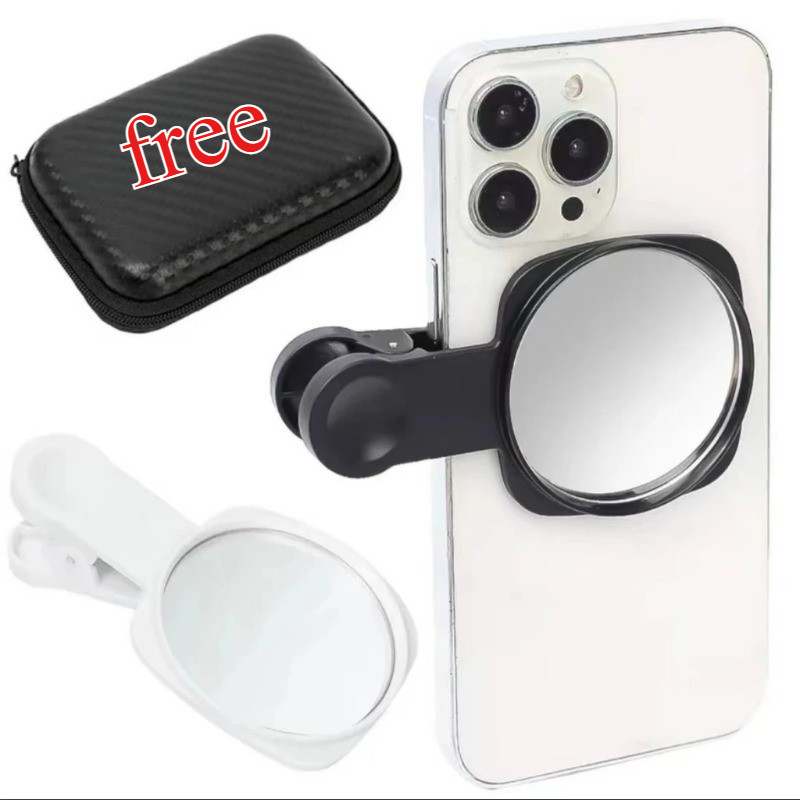 Smartphone Camera Mirror Reflection Clip Kit Selfie Artifact Reflection ...