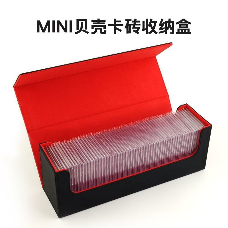 Mini mini shell kad bata kotak penyimpanan kad kad kotak PTCG kad ...
