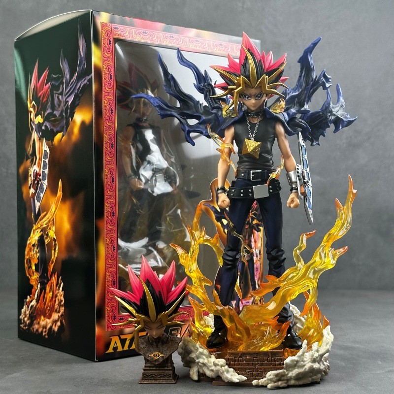 27cm Yu-Gi-Oh! Duel Monsters The ATEM Yami Yugi Figure Model Toys Doll ...