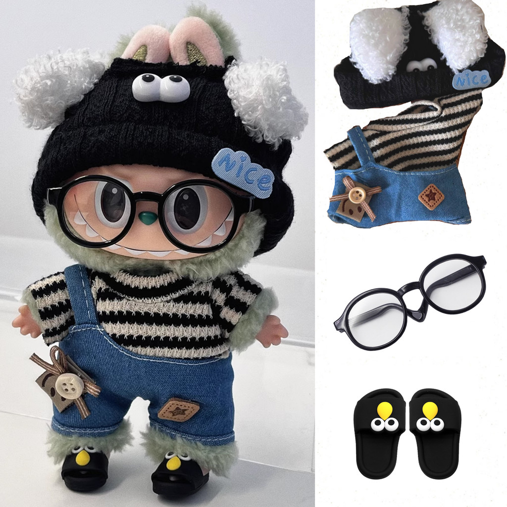 17cm Mini Doll'S Clothes Outfit Accessories For Korea Kpop Exo Labubu ...