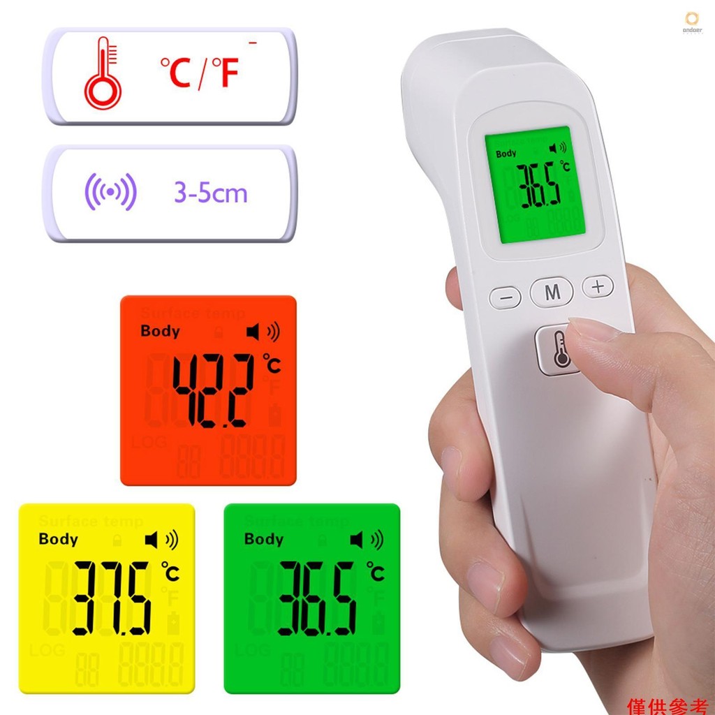 Ado)Non-Contact Forehead Thermometer Digital Handheld Infrared ...
