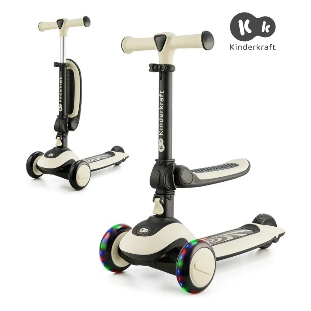 Kinderkraft 2 in 1 Balance Bike and 3 Wheels Scooter Halley (3years up ...