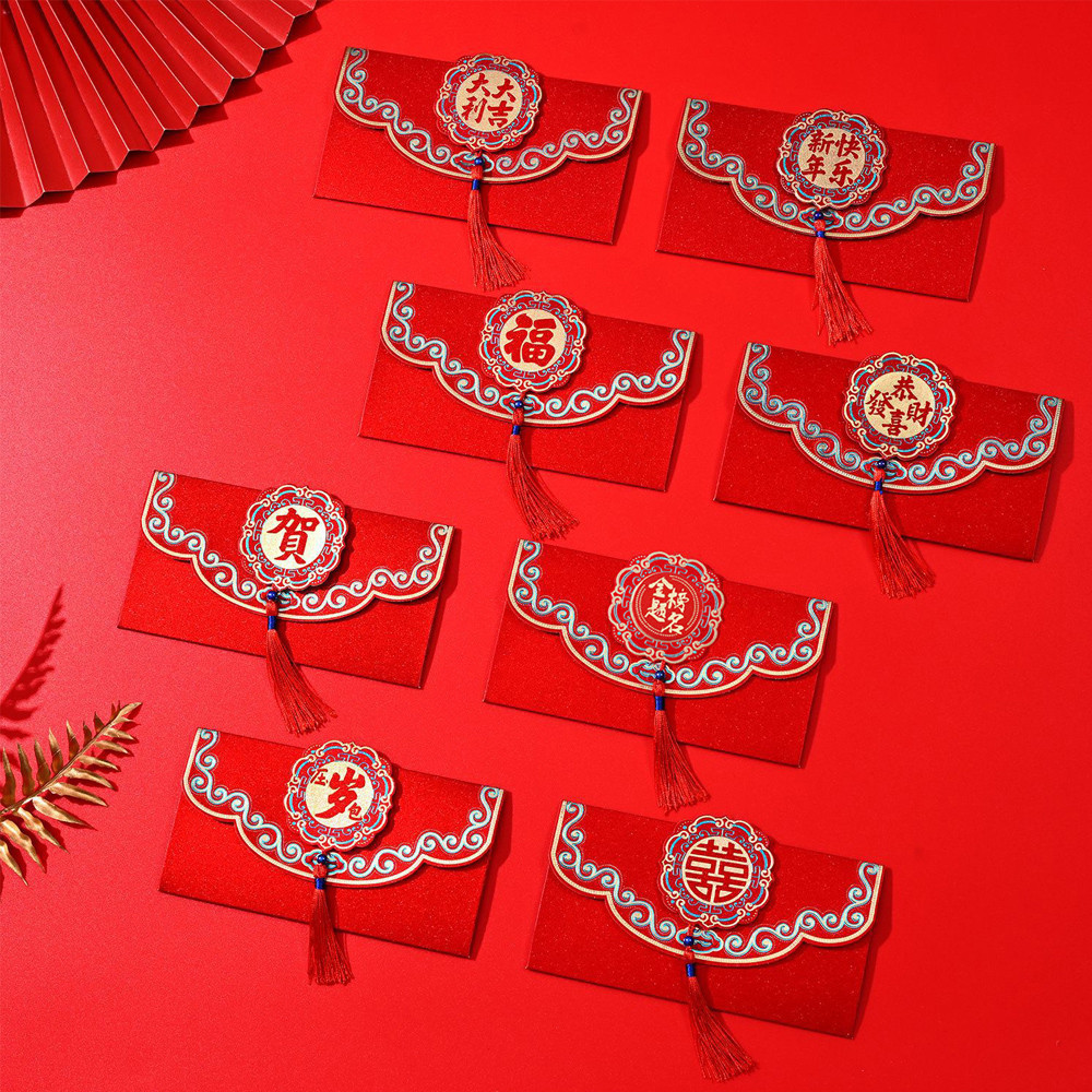 2025 Chinese Style Embroidery Design Red Envelope Lucky Money Bag Party Supplies | Shopee Malaysia