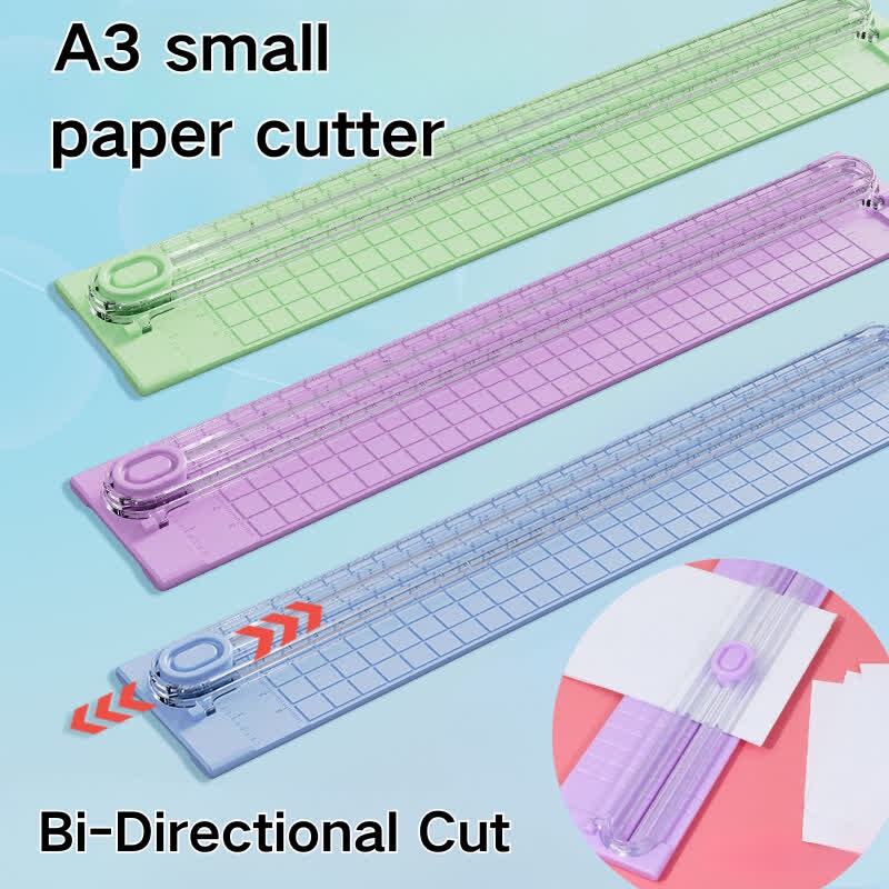 Plastic Paper Cutter A3 Size Portable Paper Cutter with Replaceable ...