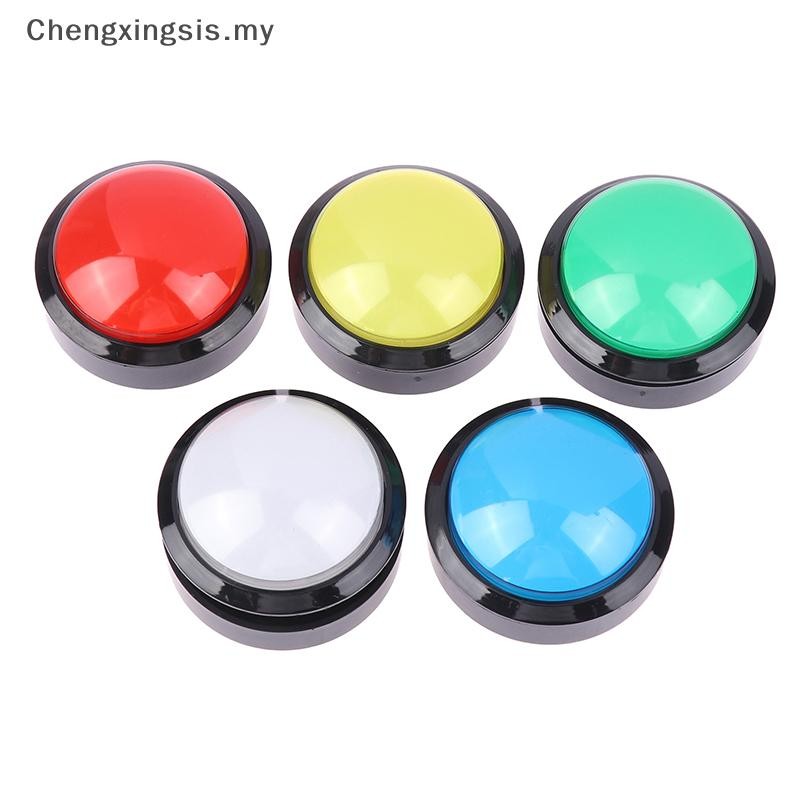[Chengxingsis] 1Pc 60mm Arcade Buttons Big Round LED Illuminated With Microswitch For DIY Arcade ...