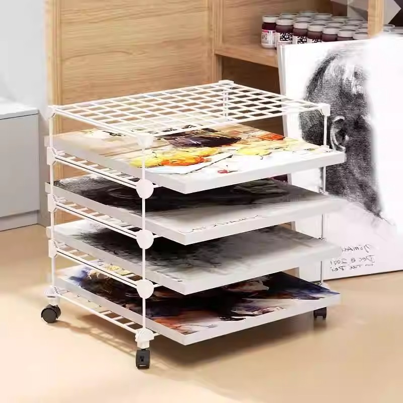 Card Paper Holder Studio Shelf Art Paper-Cutting Drawing Paper Sorting ...