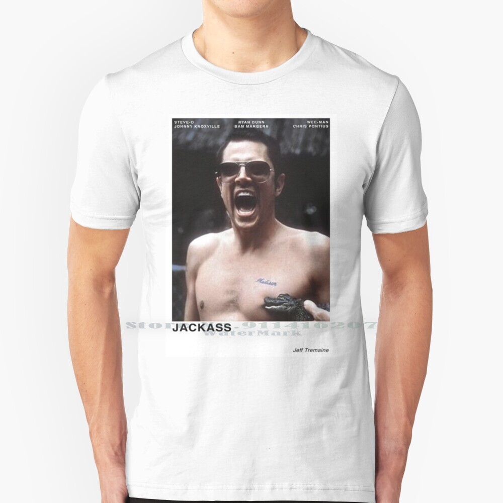 Jackass T Shirt 100% Pure Cotton Jackass Mtv Steve O Steveo Johnny Ryan ...