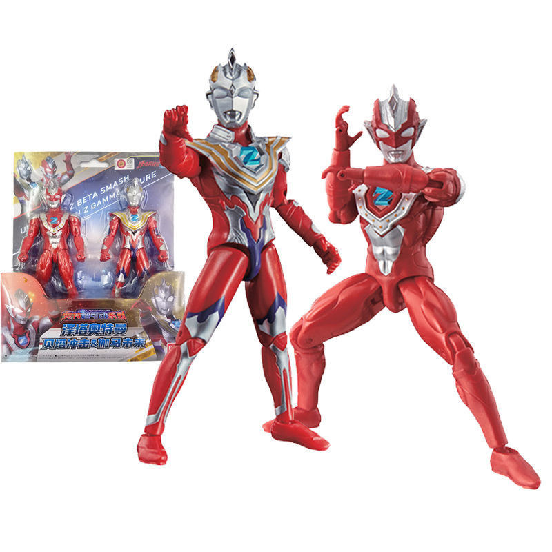 Bandai Ultraman Toys Super Movable Zeta Ultraman Beta Impact and Gamma ...