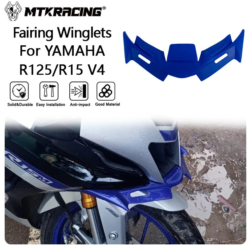 MTKRACING Deflector For YAMAHA R125 R15 V4 2021-2024 Front Fairing ...