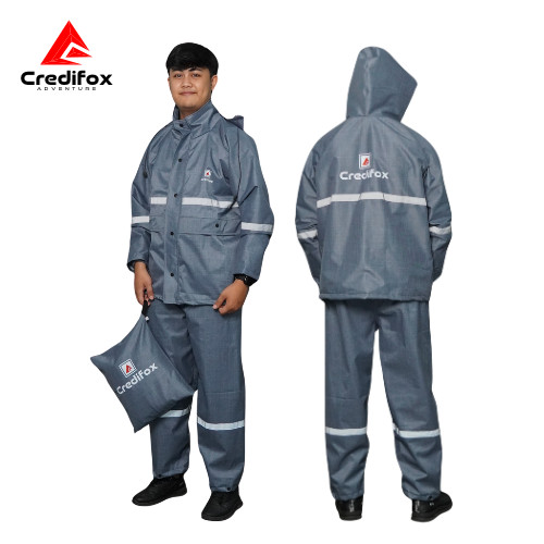 Credifox Adventure Raincoat Men Women Suit Waterproof Balloon Taslan ...