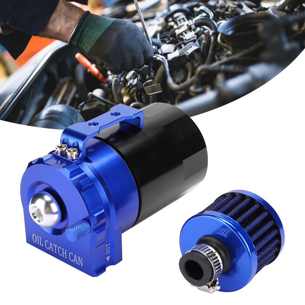 Gas Fuel Gasoline Oil Filter oil filter adapter 300ML Car Engine Catch ...