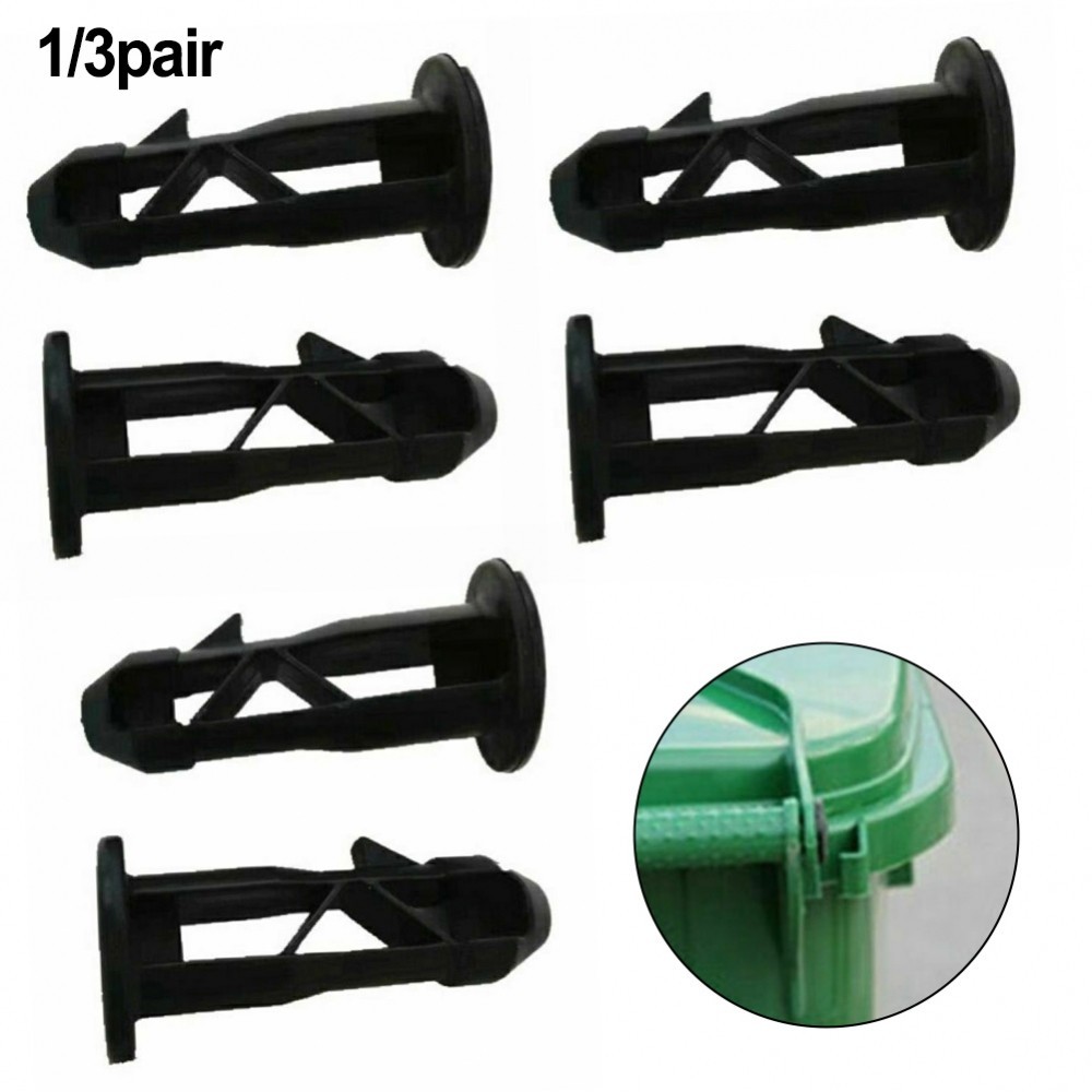 Sturdy Black Plastic Hinge Pins for 240L Wheelie Bins Easy to Install ...