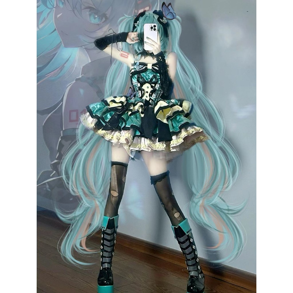 Hatsune miku cos Clothing miku Princess Cosplay Costume Two-Dimensional ...