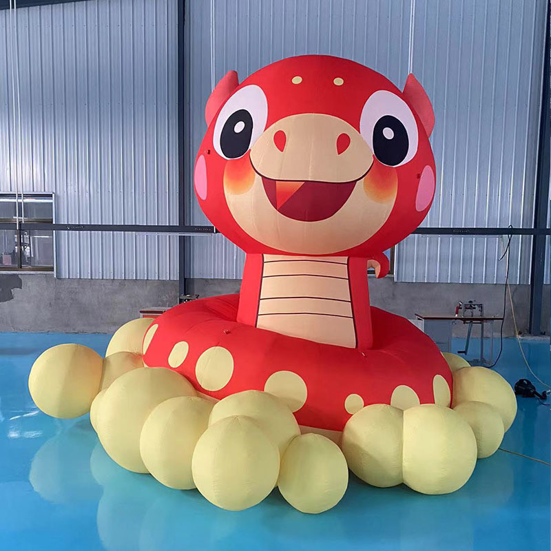 2025 Inflatable Snake Year Inflatable Model New Year Mascot God of ...