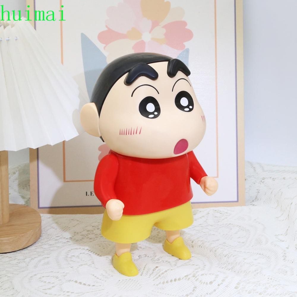 HUIMAI Crayon Shin-chan Piggy Bank, Savings Tank Figure Model Crayon ...