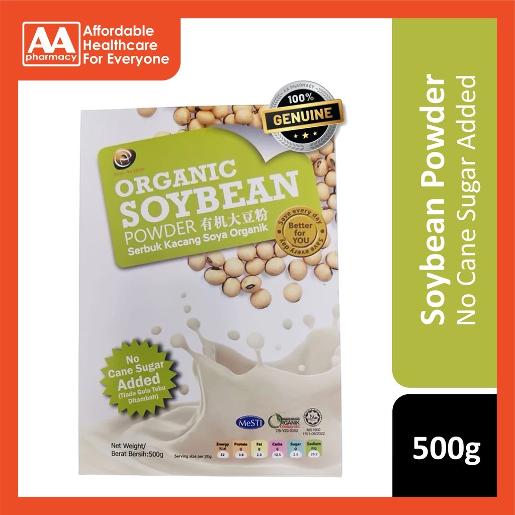 Lohas/Eco Action Organic Soybean Powder 500g -No Cane Sugar Added (New ...