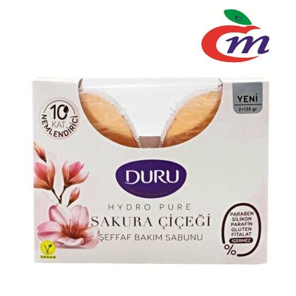 Duru Hydro Pure Sakura Flower Soap 2-pack 135g | Shopee Malaysia
