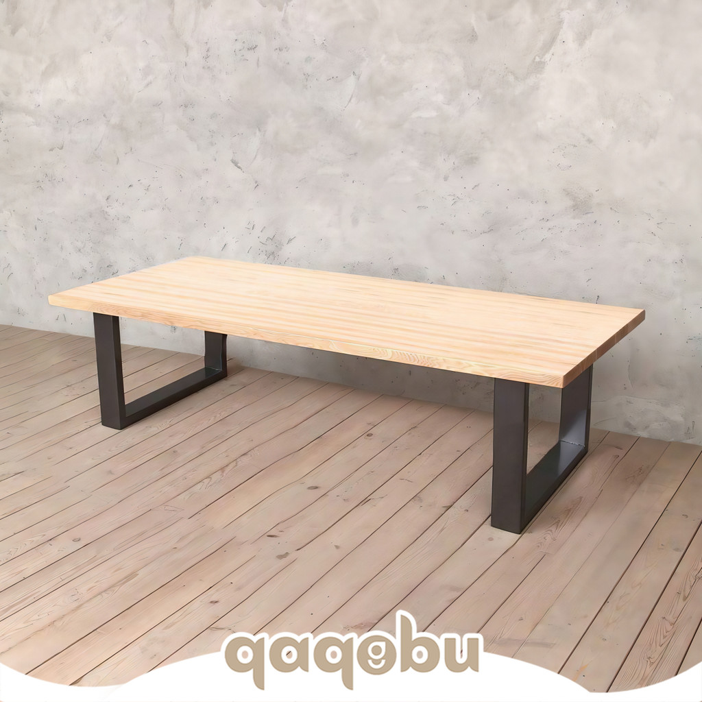 KAYU Pine Wood Study Table Dutch Teak Wood Lesehan Table Guest Table ...