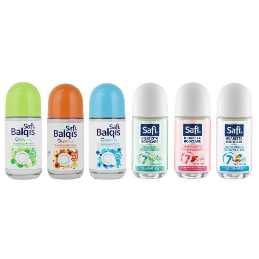 (RM15) Safi Balqis Deodorant Roll On [Oxywhite 40ml| Hijabista 50ml ...