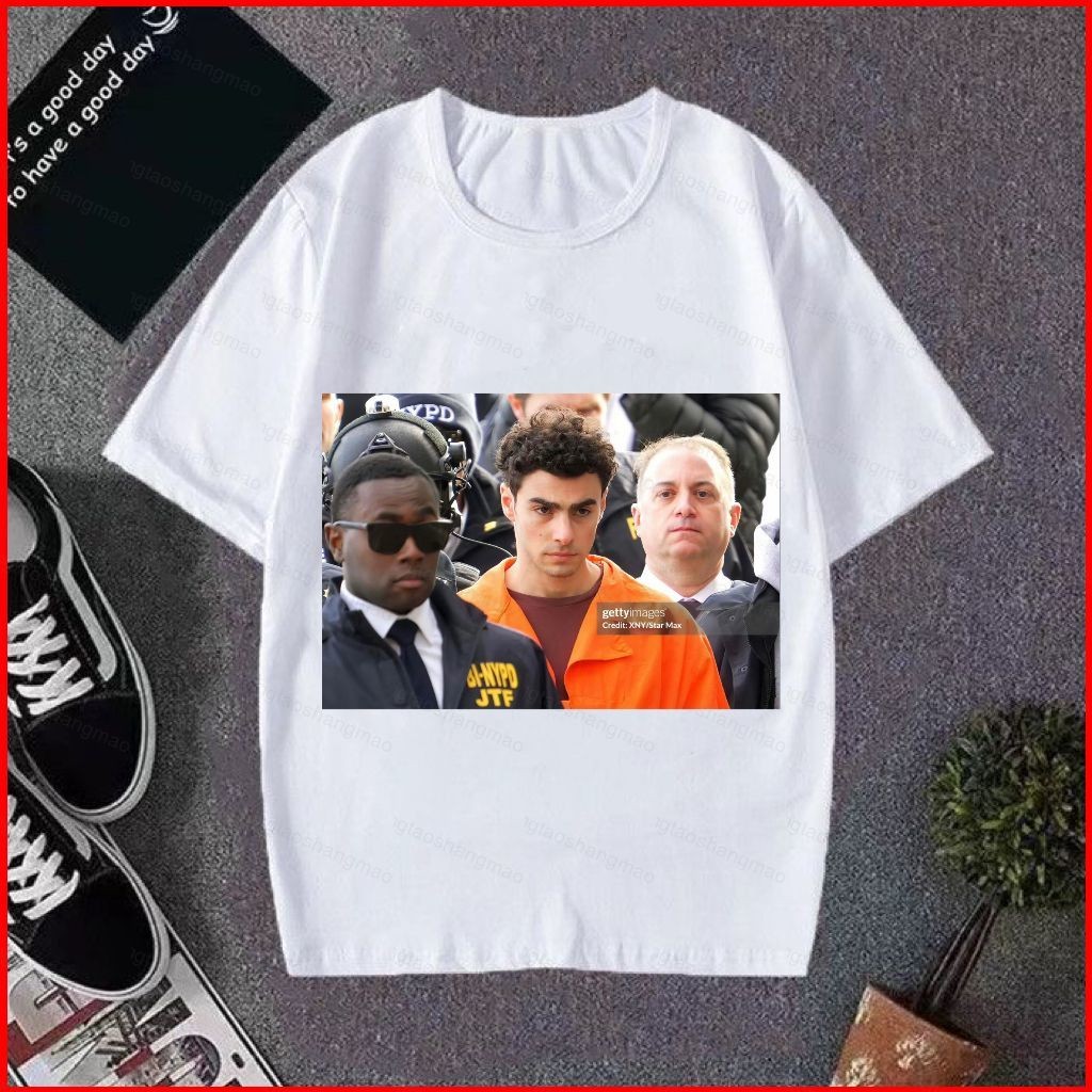 YTS Free Saint Luigi Mangione Orange Superman photo CEO assassin T ...