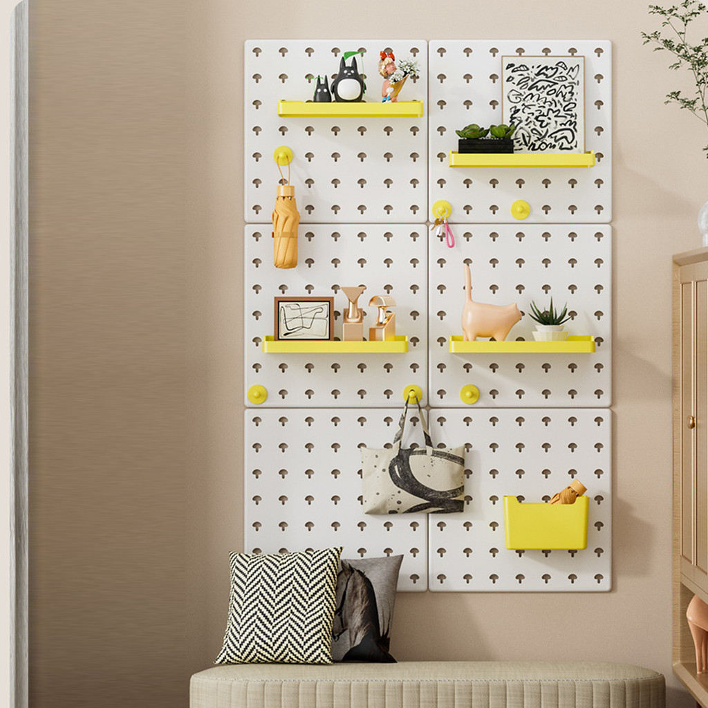 BBD Wall Mounted Board Bucket Storage Rack With Hook HM183 | Shopee ...