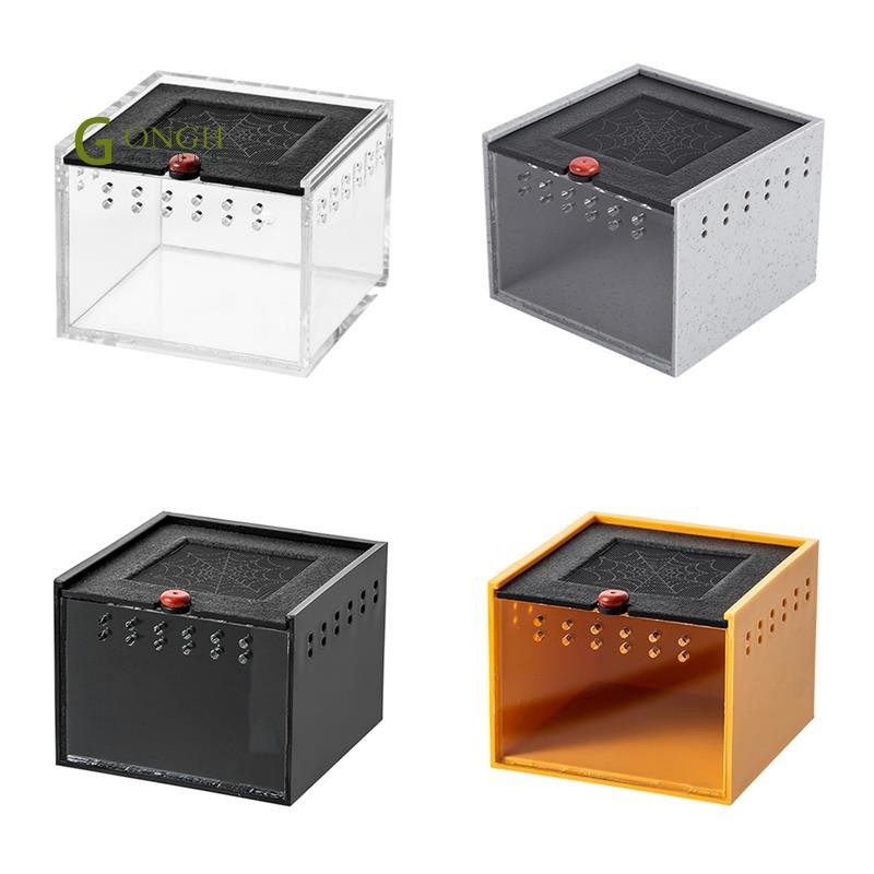 Spider Enclosure Small Insect Breeding Box Prevent Escape Reptile ...