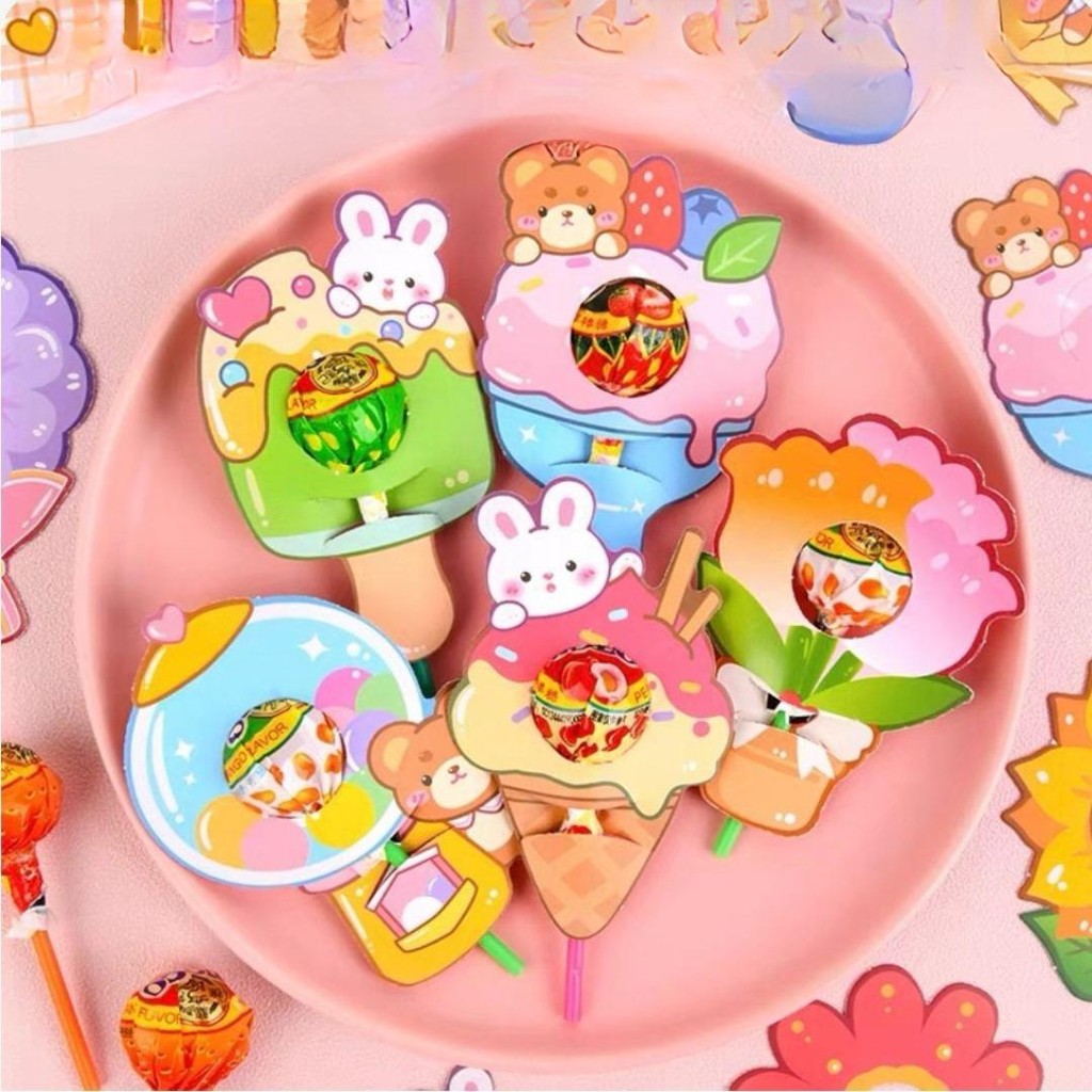 (CFC) SWEETPOP CANDY DECOR SET - CONTAINS 6 unique attractive cute ...