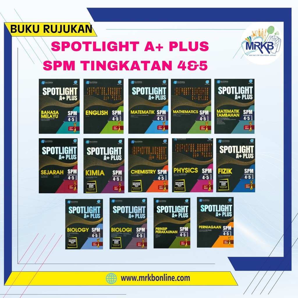 SPOTLIGHT A+1 SPM TINGKATAN 4 & 5 KSSM | Shopee Malaysia