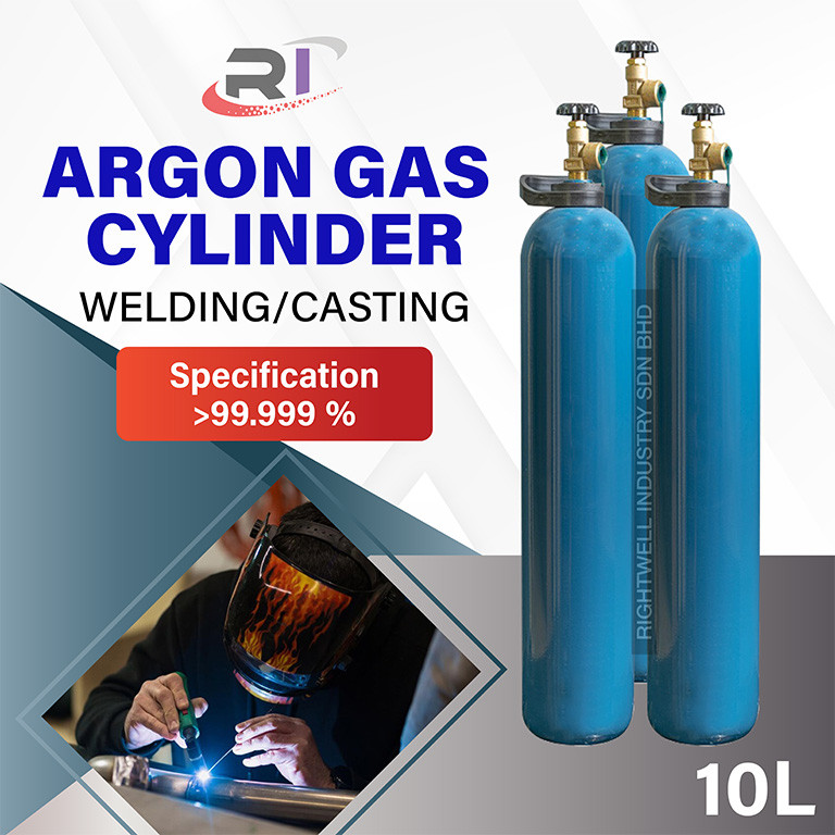 Portable Argon Gas 10L for TIG & MIG Welding | Shopee Malaysia