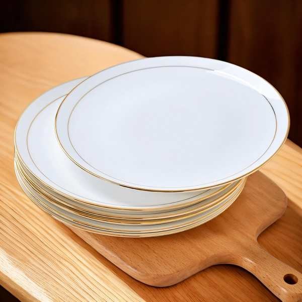 dinner set pinggan mangkuk set Mengandungi 45% serbuk tulang, piring ...