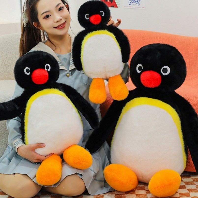 45/60/85cm Stuffed Toy Pingu Penguin Soft Kawaii Cuddly Toys Plush Toy ...