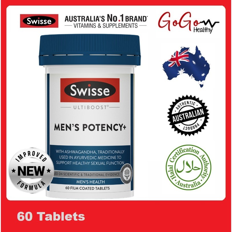 Swisse Ultiboost Men's Potency+ (60 Tablets, Expiry NOV 2026) | Shopee Malaysia