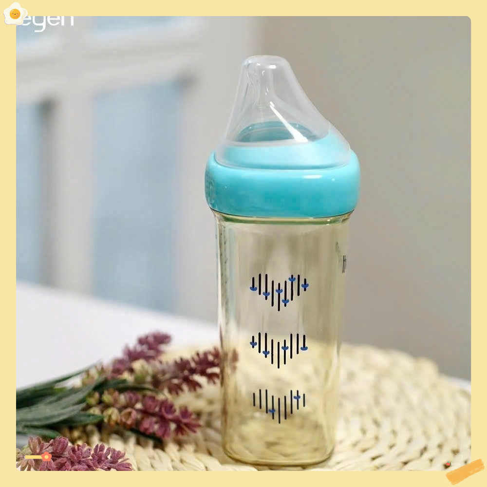 (FULLBOX) Hegen Blue HEART PPSU milk Bottle 330ml - SELINA Robin’s Egg ...