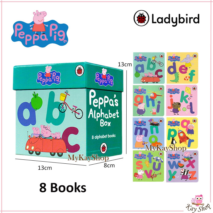 Peppa Pig: Peppa's Alphabet Box ( 8 Books) | Shopee Malaysia