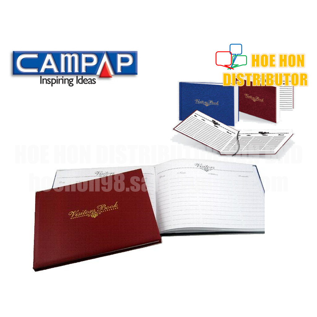 Campap Visitor / Visitors Book 128p pages CA 3095 | Shopee Malaysia