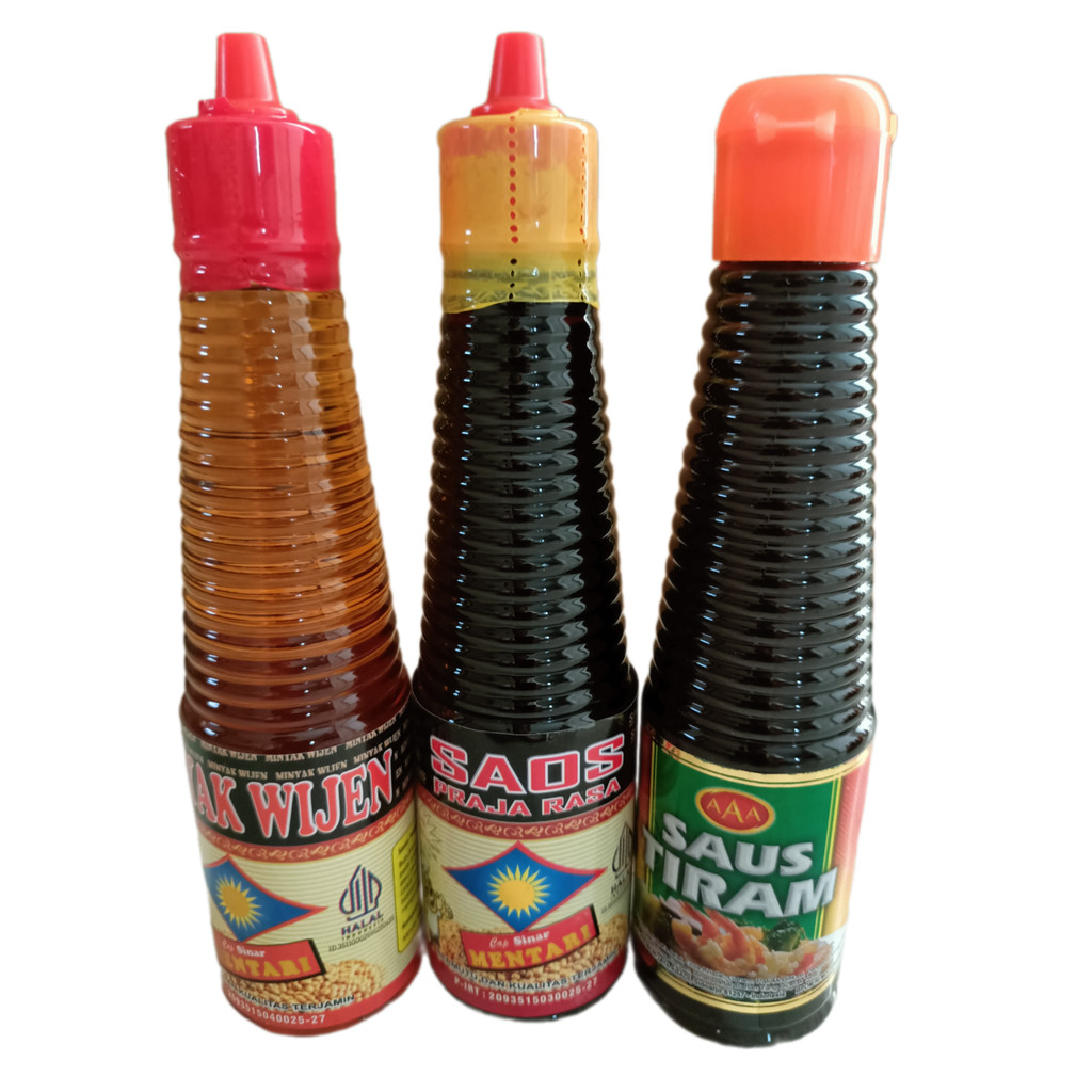 Economical Package Contains 3 Bottles - Cap Sinar Mentari Sesame Oil ...