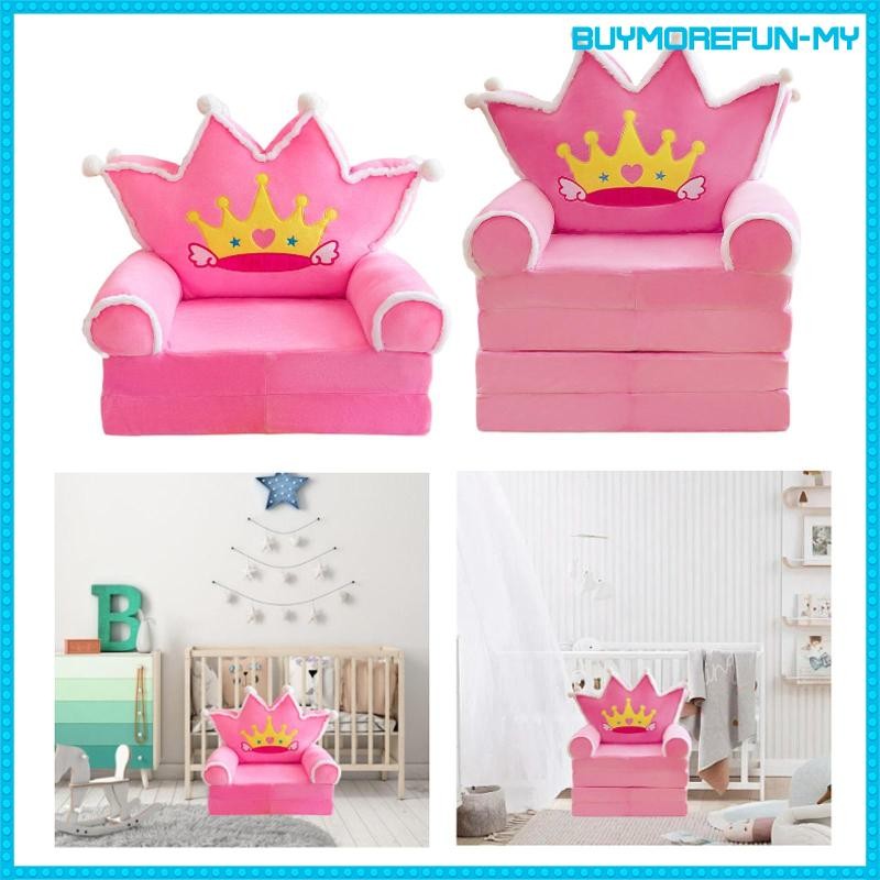 [BuymorefunMY] Kids Foldable Sofa Bed Folding Chair Couch Lounger ...