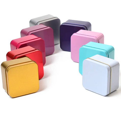 Bekas Kotak Besi Gula-Gula Kahwin Square Tin Metal Wedding Birthday ...