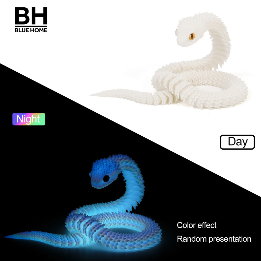 Imagination Snake Toy Stress Relief Snake Fidget Toy Flexible Jointed ...