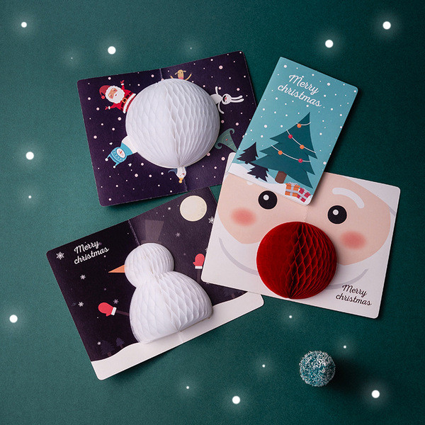 christmas card Hive Korea rentas sempadan tiga dimensi kreatif ulang ...