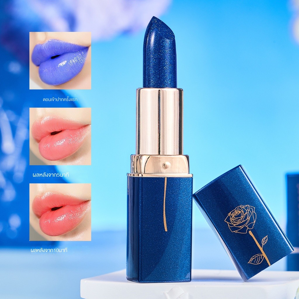 Gincu Enchantress Biru Gincu tukar warna Gincu Tidak Mentah Cawan kalis ...