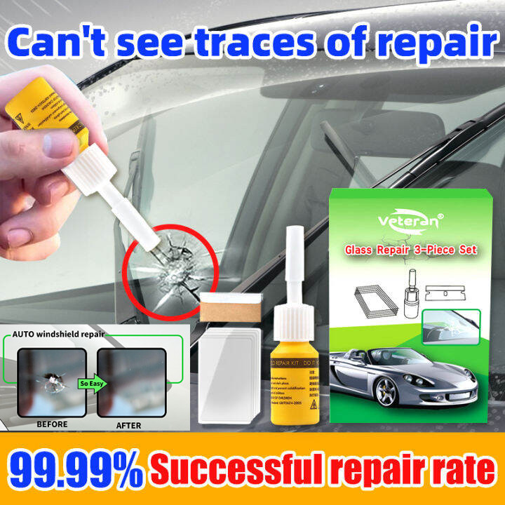 99.99% Repair🔥Car Windshield Repair Windscreen repair kit Gam cermin ...