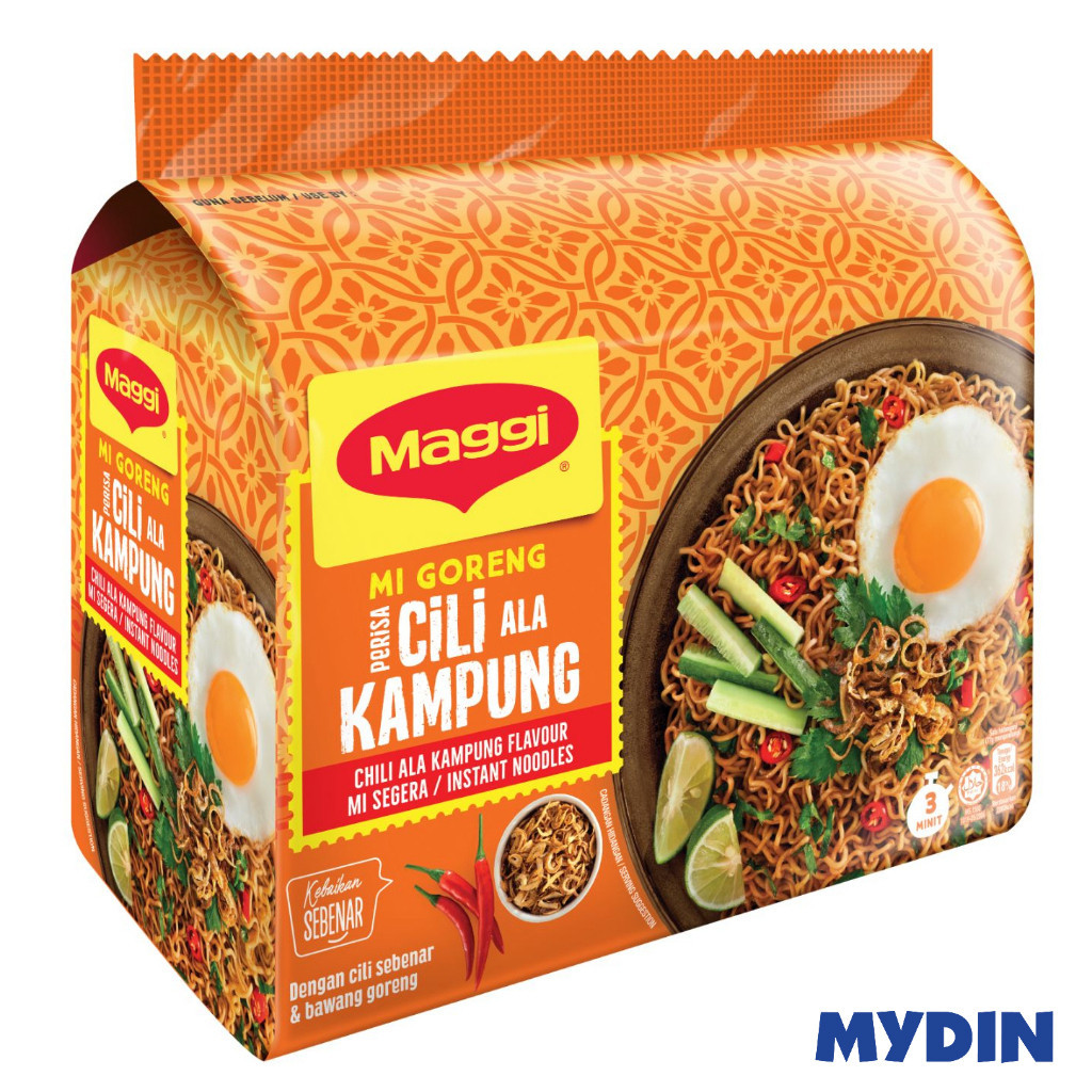 Maggi Fried Instant Noodles Cili Ala Kampung (5's x 75g) | Shopee Malaysia
