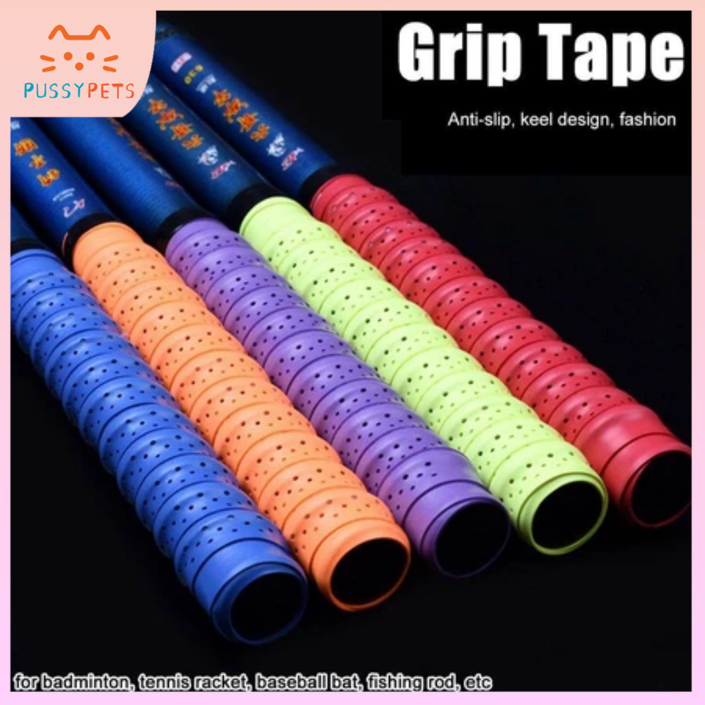 Local Delivery Badminton Grip Anti-Slip Absorb Sweat Racket Grip Handle ...