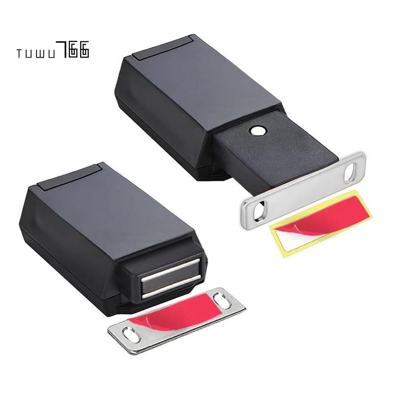 2 Pack Heavy Duty Push Latch & Lock for Hidden Door Touch Latches and ...