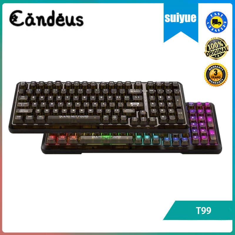 CANDEUS T99 three mode customized mechanical keyboard, GASKET structure ...