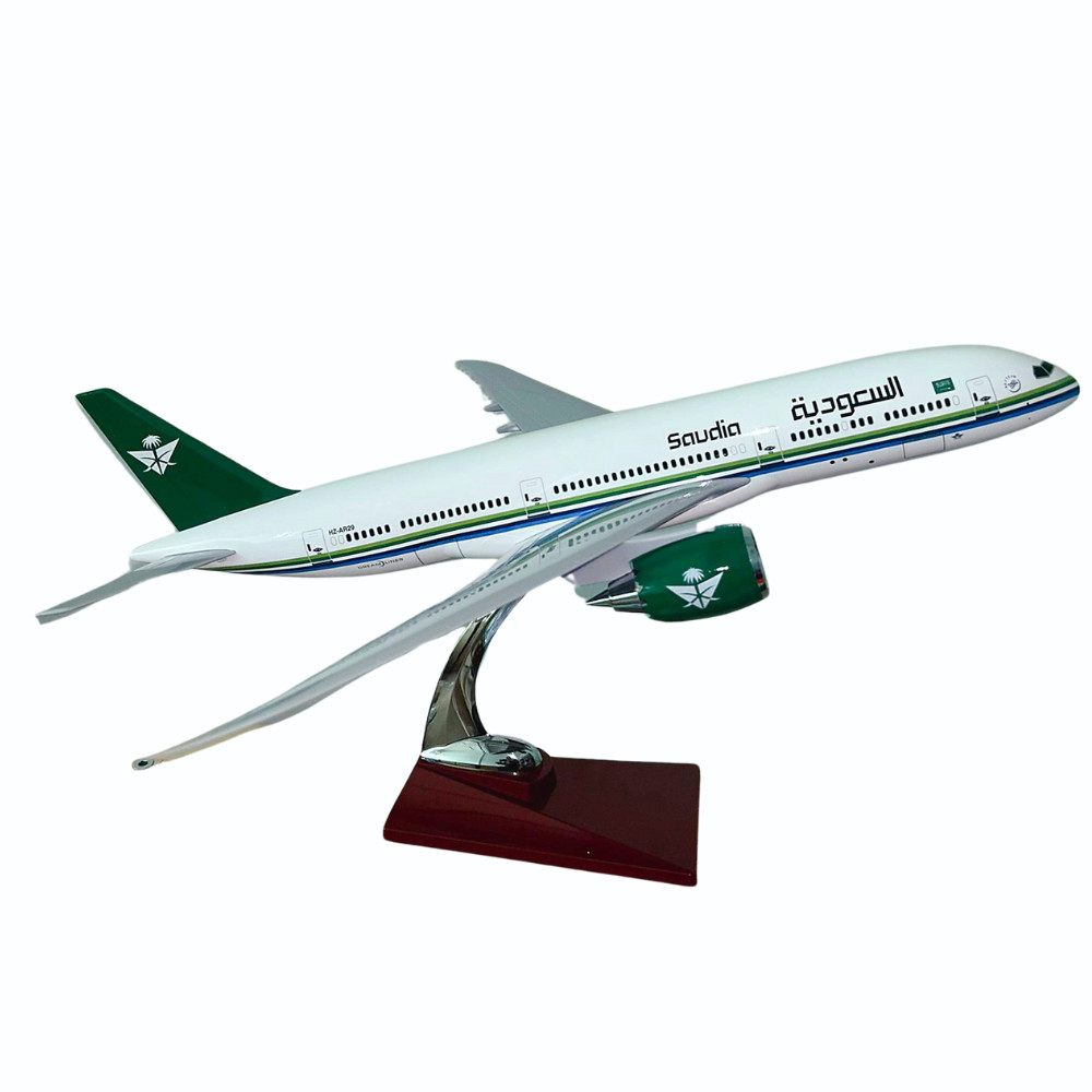 45cm Saudi Arabia Boeing B787 Alloy Aircraft Diecast Cargo Passenger ...
