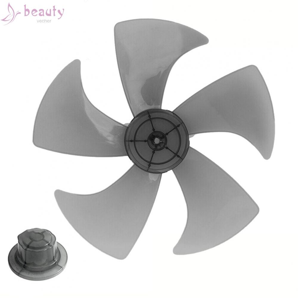 Noiseless Plastic Fan Blade 14 Inch Five Leaves Nut Cover Stand Desk ...